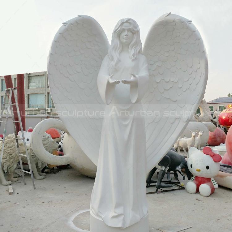 White Angel Statue