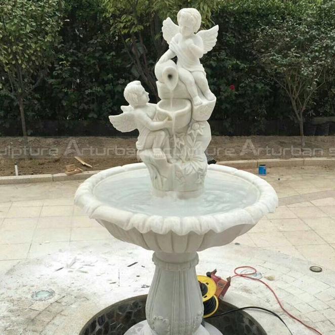 Outdoor Cherub Fountains