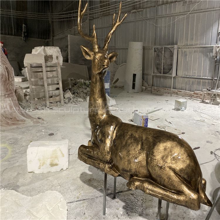 Doe and Fawn Garden Statue