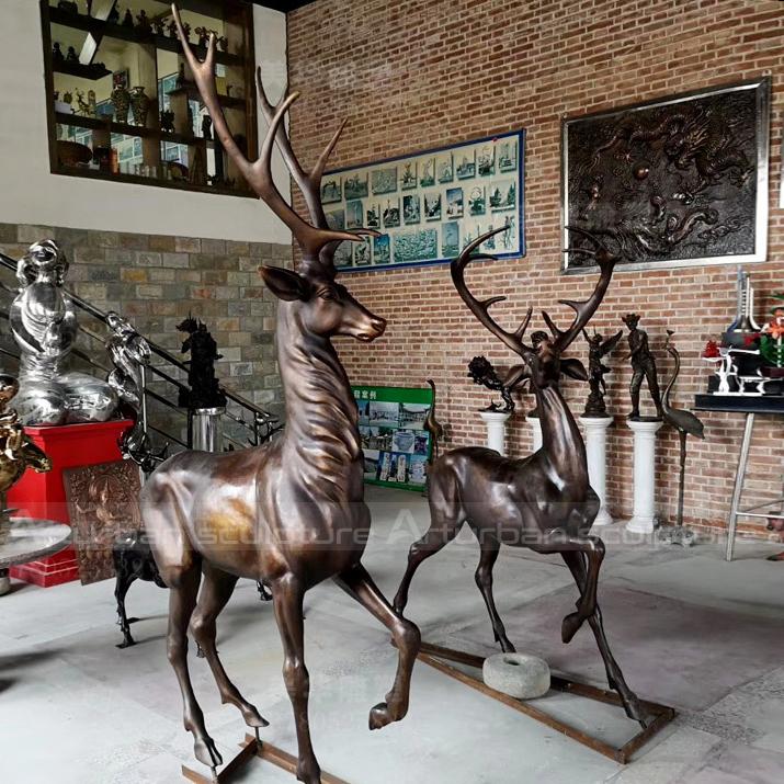Life Size Outdoor Deer Statues