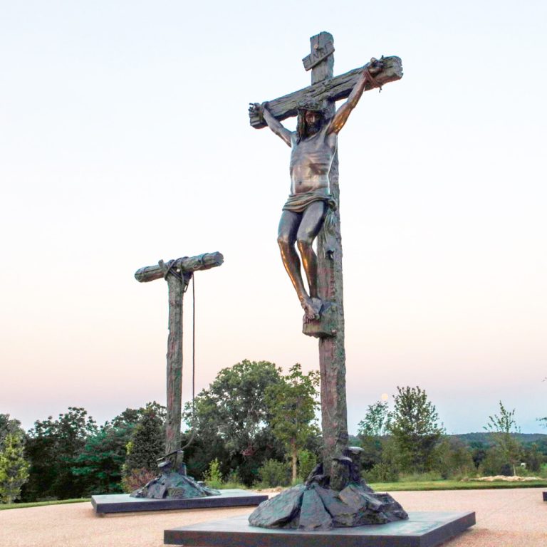 Life Size Jesus on The Cross