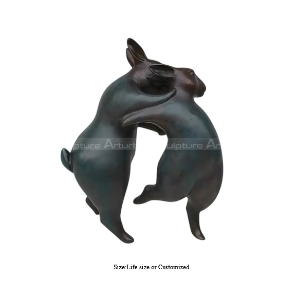 Dancing Bunnies Sculpture