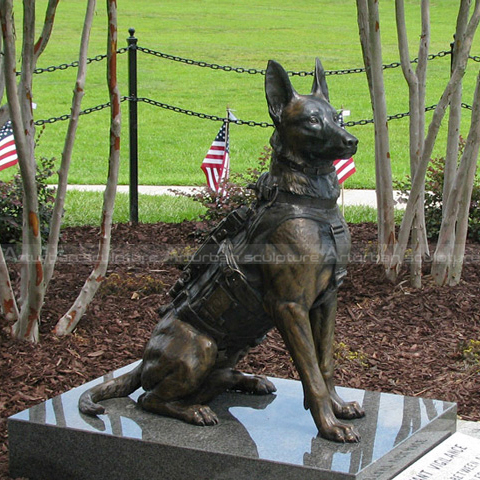 German Shepherd Dog Statue