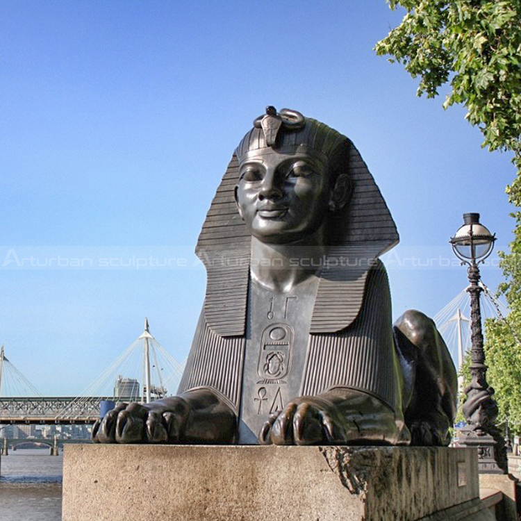 Bronze Sphinx Statue