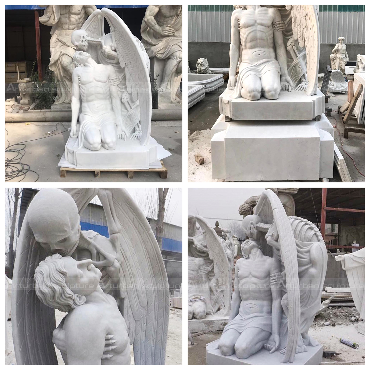 The Kiss of Death Sculpture