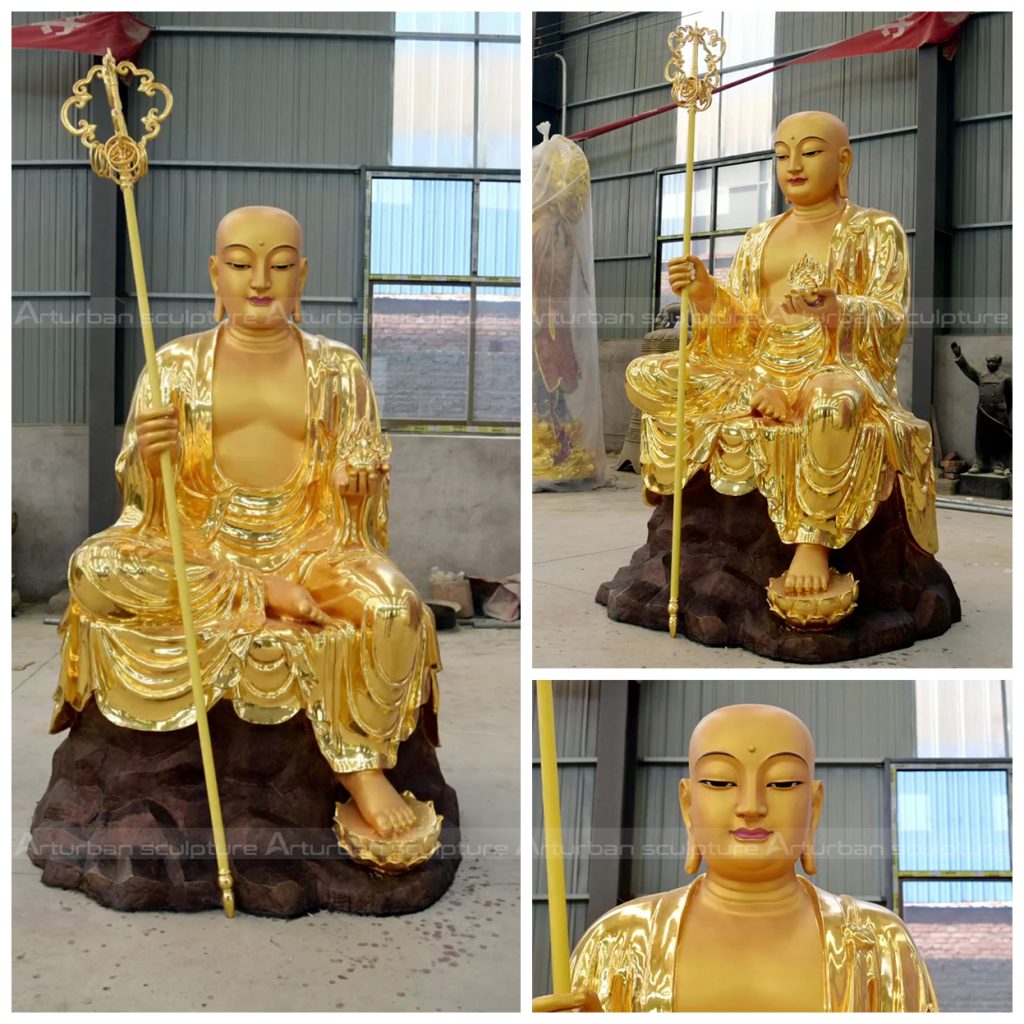 Chinese Monk Statue