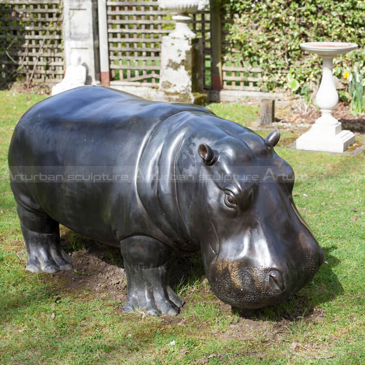 Hippo Garden Sculpture
