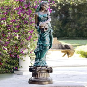 lady pouring water fountain - Arturban Sculpture