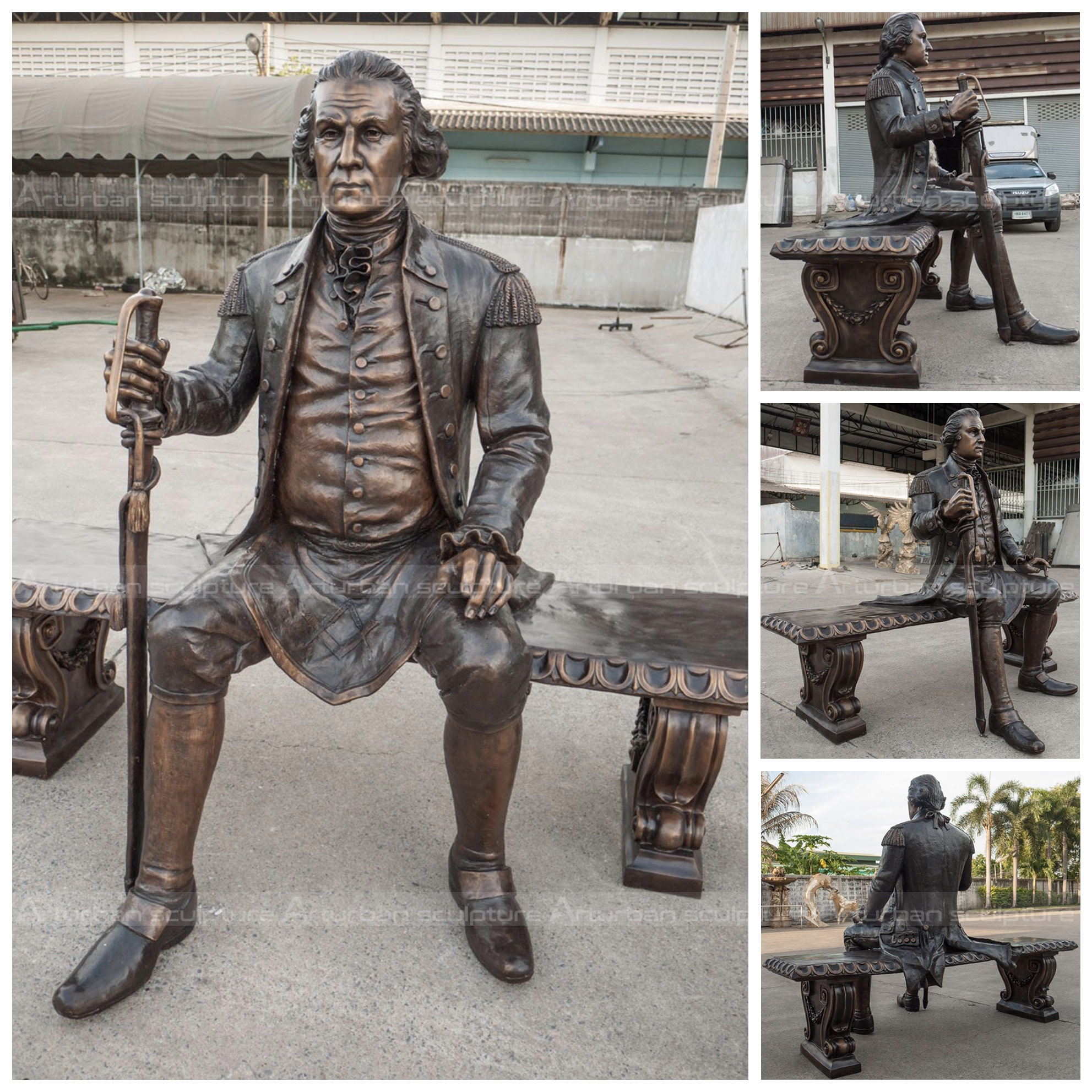 George Washington Bronze Statue
