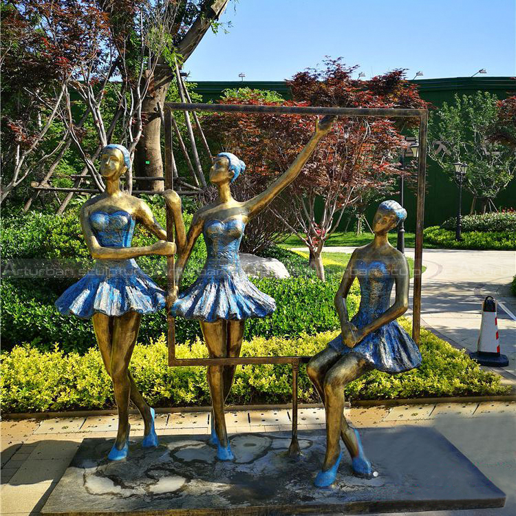 Bronze Ballet Dancer Sculpture