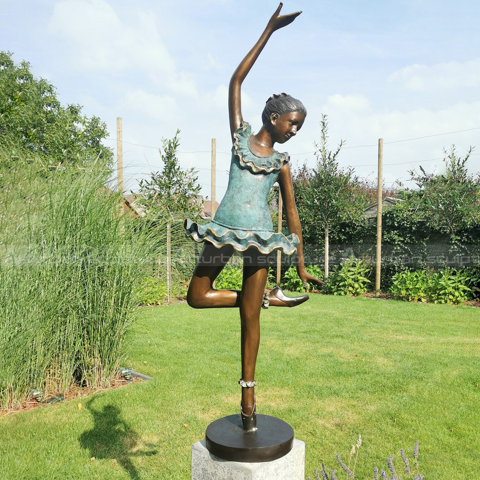 Bronze Ballet Dancer Sculpture