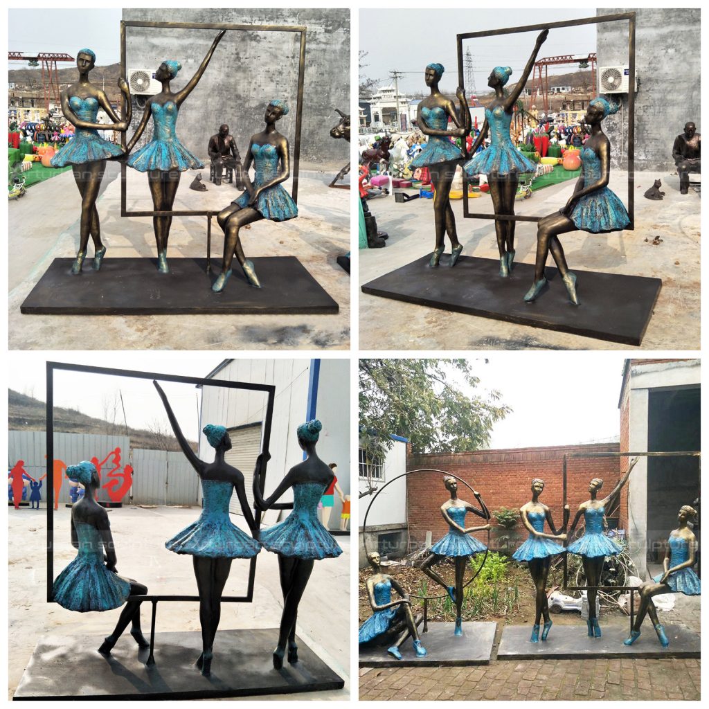 Bronze Ballet Dancer Sculpture