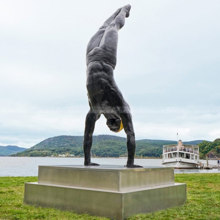 Swimming Statue