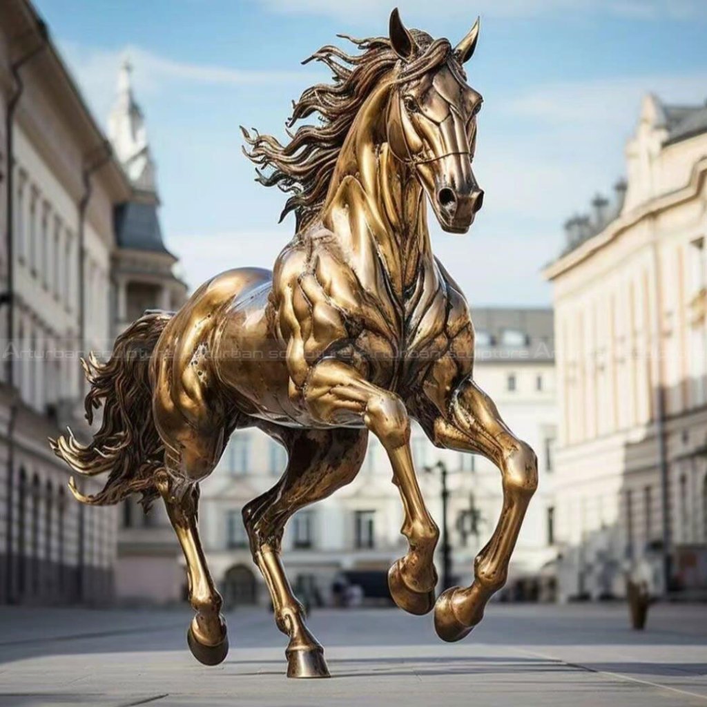 Bronze Galloping Horse - Arturban Sculpture