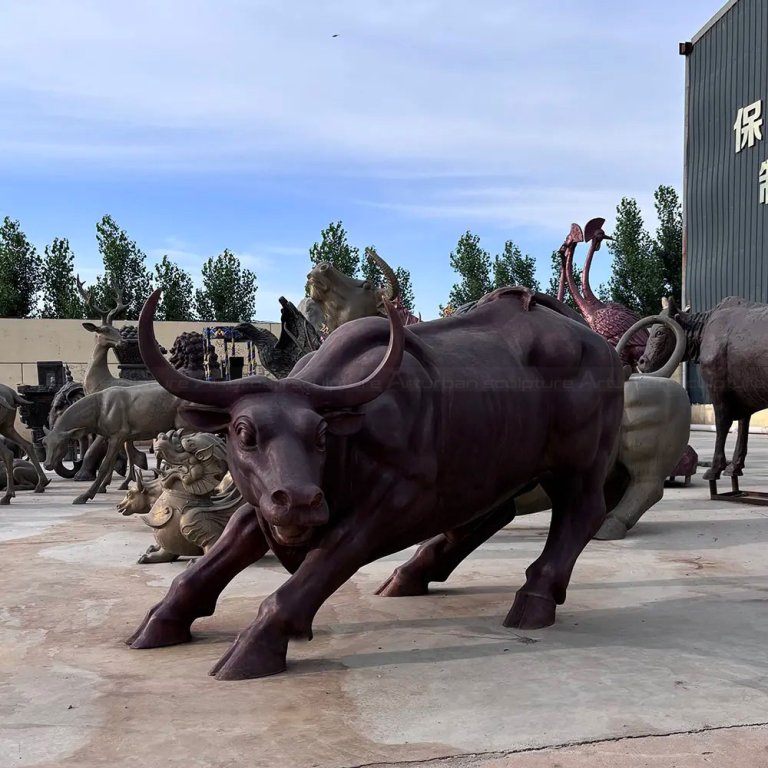 Large Bull Statue