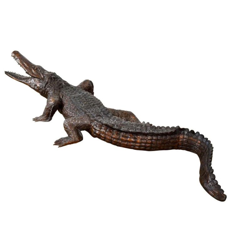 Life Size Crocodile Statue - Arturban Sculpture