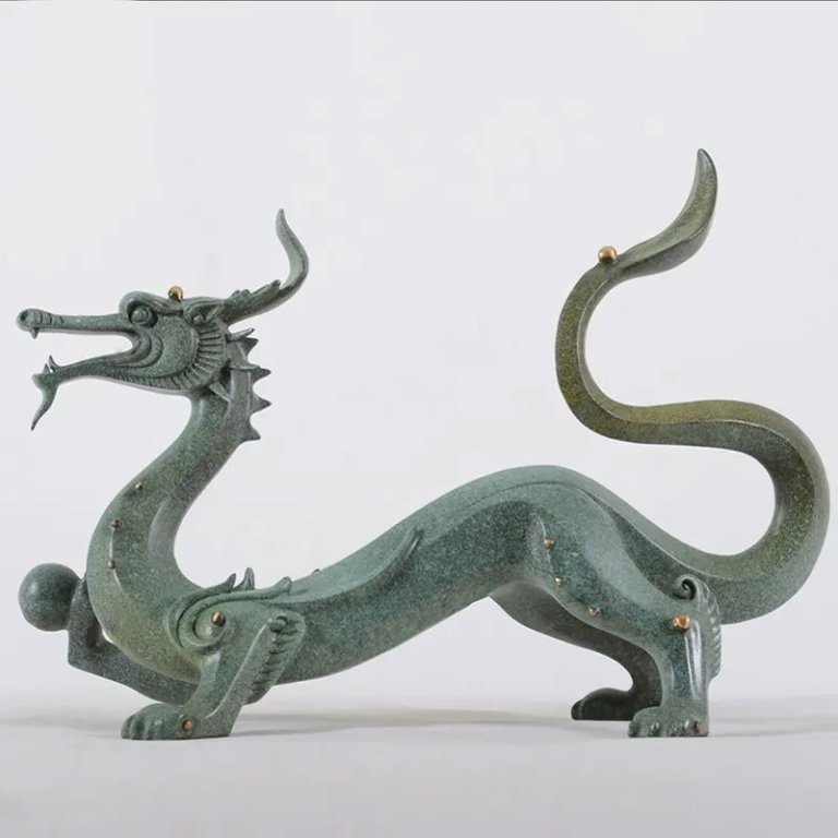 Antique Chinese Dragon - Arturban Sculpture