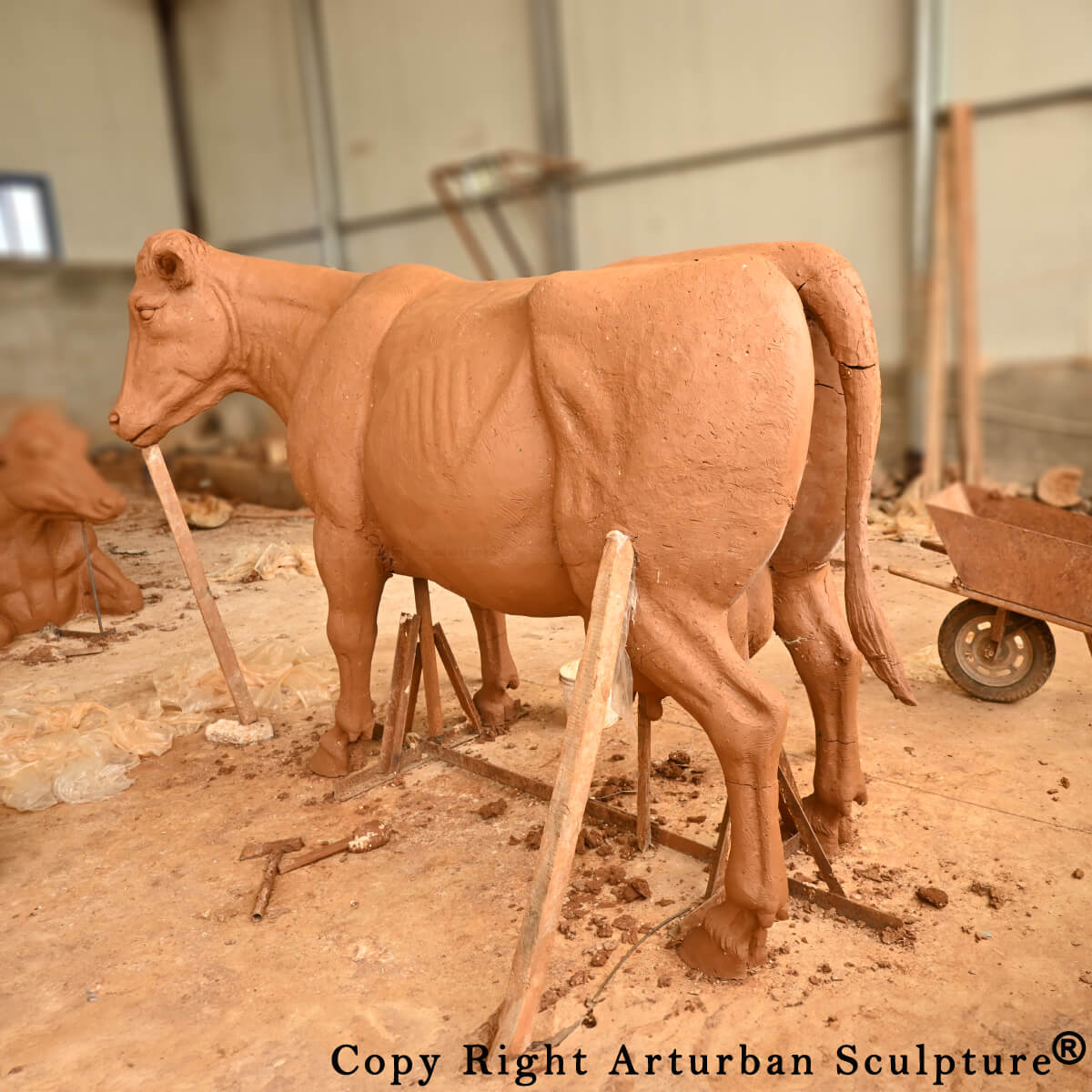 Cow Statue Life Size - Arturban Sculpture