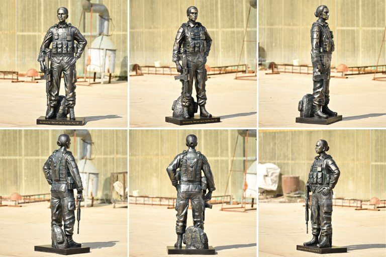 Female Military Statue - Arturban Sculpture